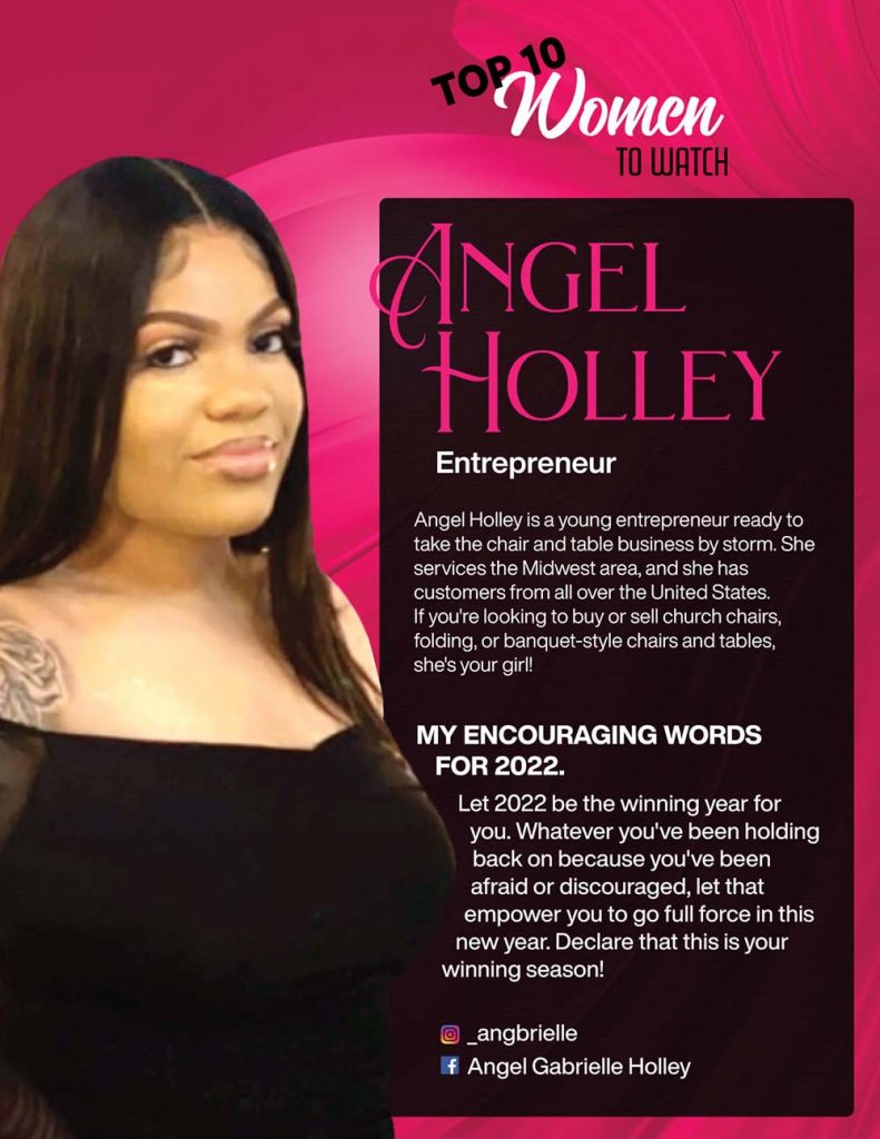 Top 10 Women to Watch: Angel Holley - Courageous Woman Magazine