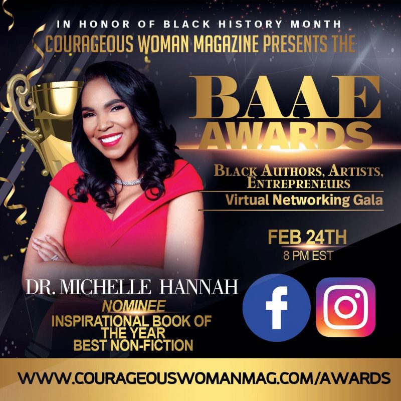 BAAE Awards Nominee Inspirational Book of the Year Dr. Michelle Hannah ...