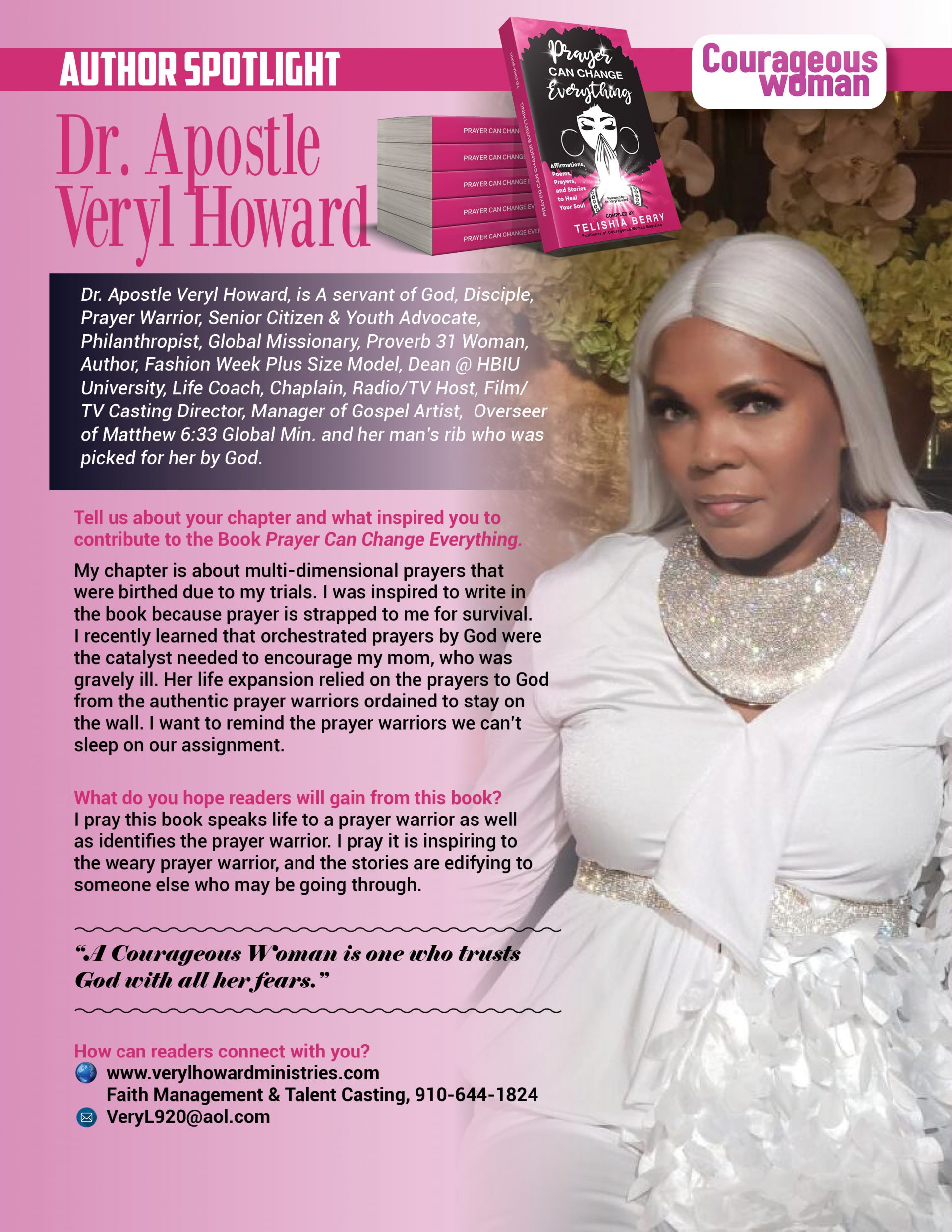Apostle Dr. Veryl Howard: Top 50 Courageous Women in Business ...