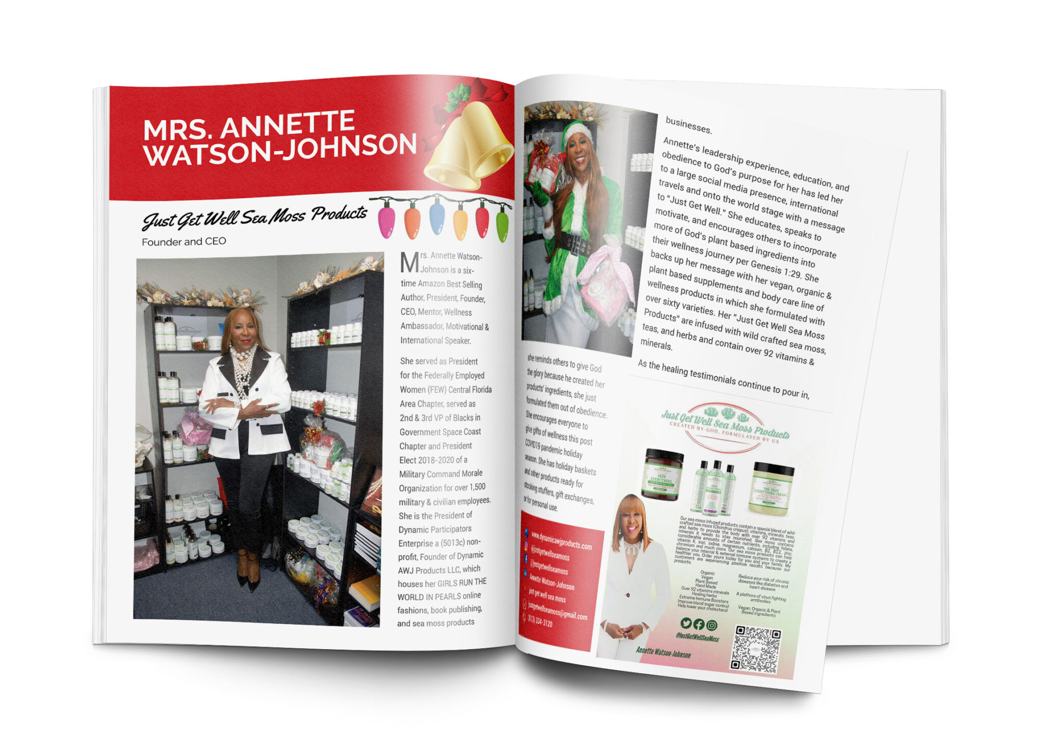 Annette Watson-Johnson: CEO of Just Get Well Sea Moss - Courageous ...