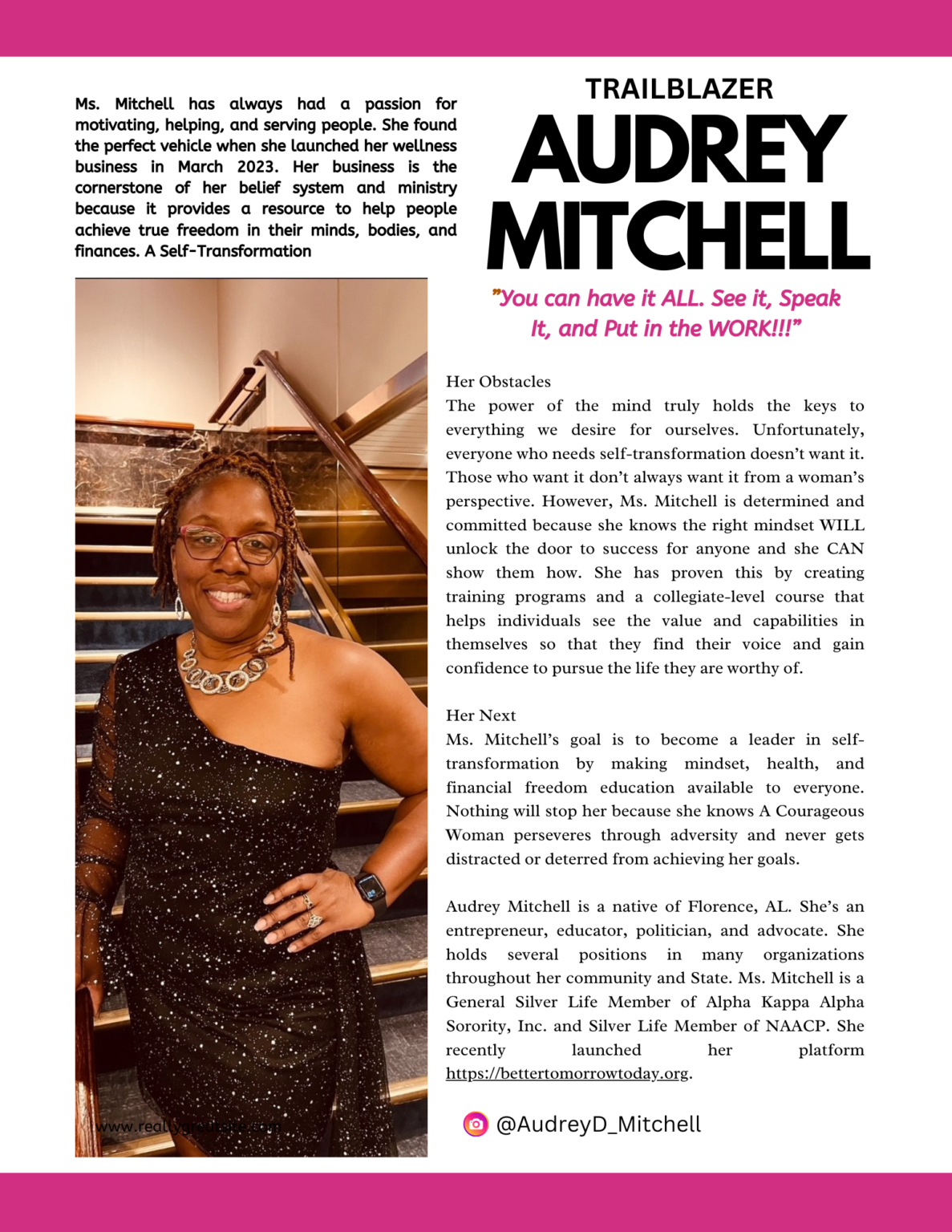 Marketplace Ministry: A Conversation was Pastor Diane Washington ...