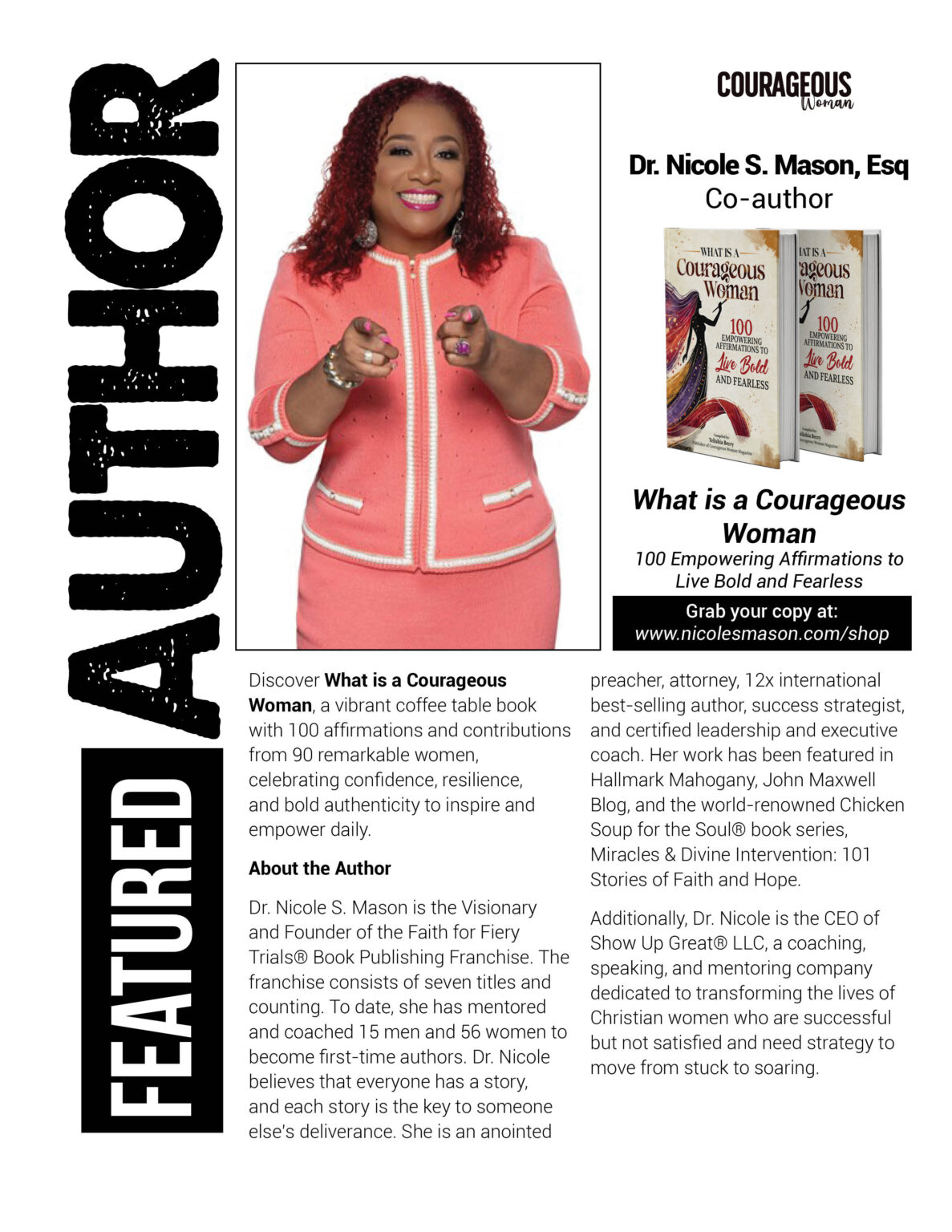 Dr. Nicole S. Mason: It’s All a Part Of God’s Plan - Courageous Woman ...